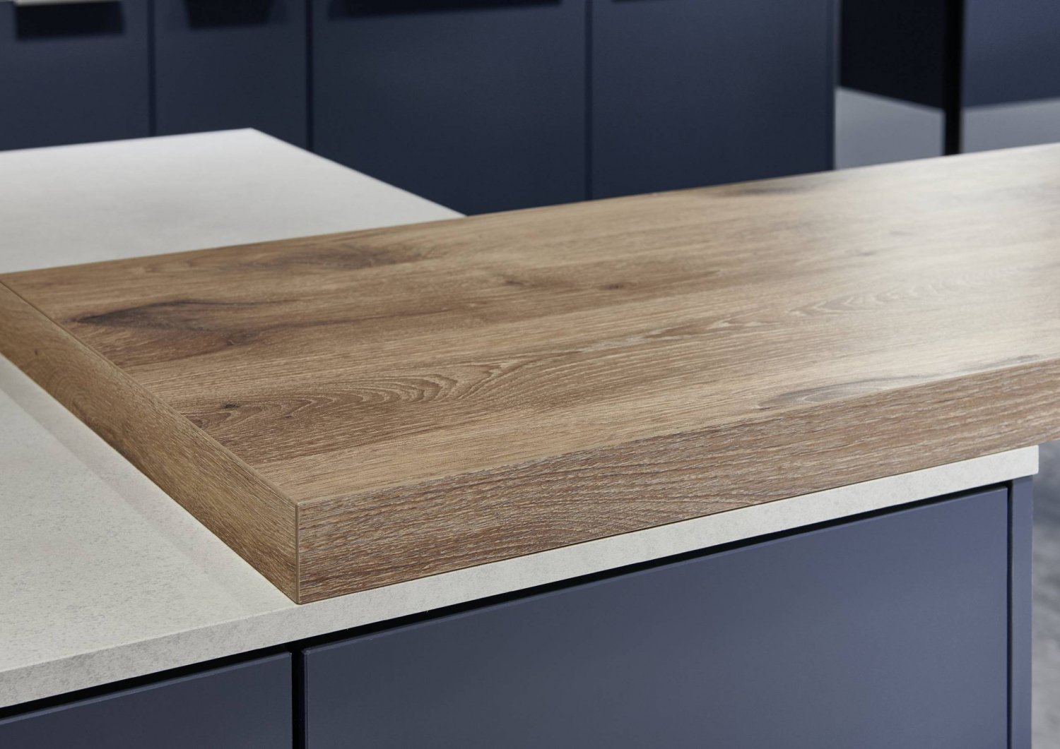 Check Out The Beautiful Fjord Blue Kitchen! | EASY TOUCH