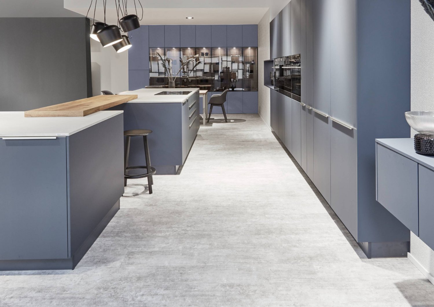 Check Out The Beautiful Fjord Blue Kitchen! | EASY TOUCH