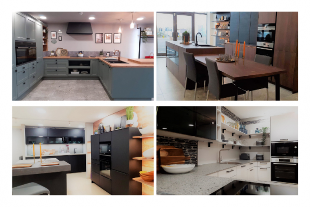 Check Out The Beautiful Fjord Blue Kitchen! | EASY TOUCH